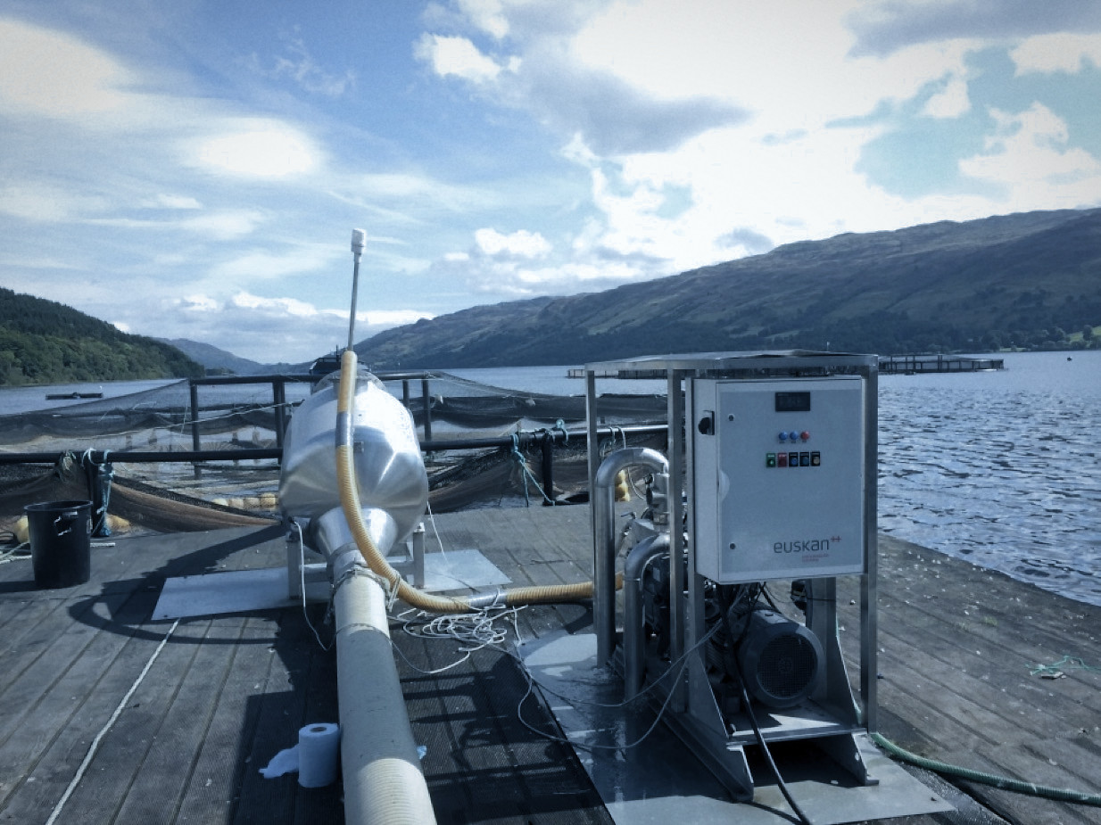 EUSKAN VSB1000 single tank vacuum system for harvesting 4kG | PETUR LARSEN